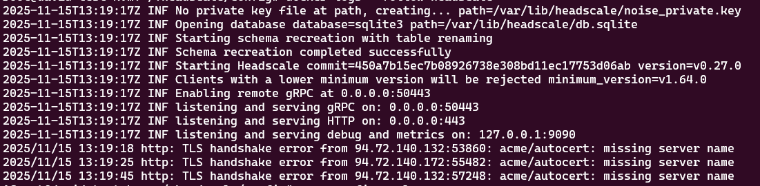 Hosting Headscale In a Container With Docker